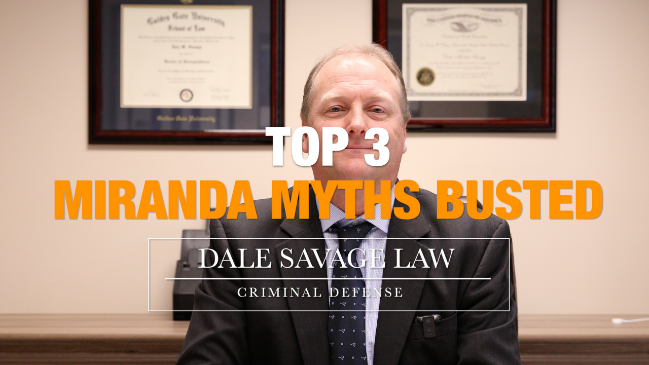 Top 3 Miranda Myths | Charleston, SC Criminal Defense Attorney